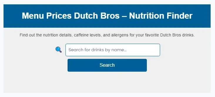 Dutch Bros Nutrition Menu: Low-Sugar, Allergen Info, Diet-Friendly