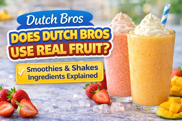 Dutch Bros Menu