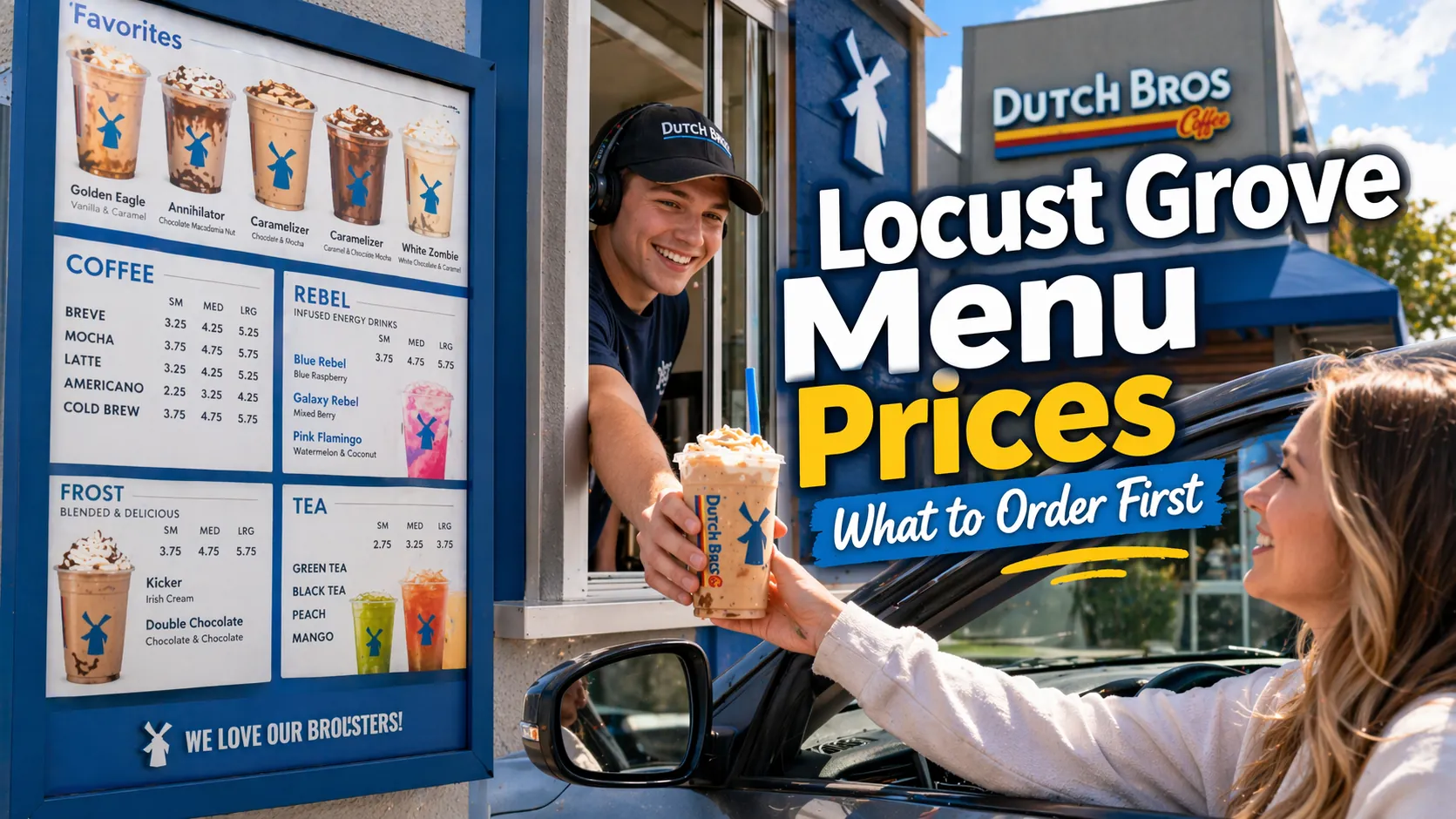 Dutch Bros Coffee Locust Grove Menu With Prices