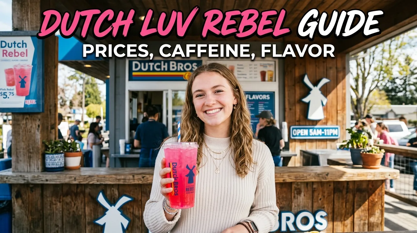 Dutch Luv Rebel Dutch Bros (Prices, Caffeine, Flavor Guide)